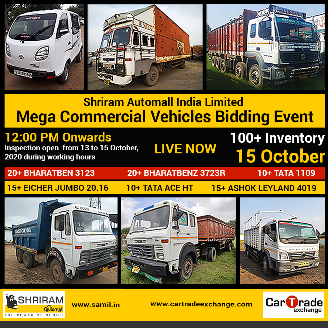 THE MEGA COMMERCIAL VEHICLE BIDDING EVENT BY SAMIL WITH 100 ...