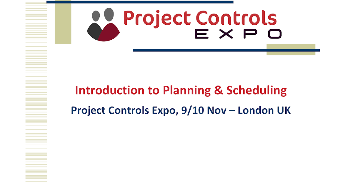 Introduction to Planning and Scheduling - Software engineering