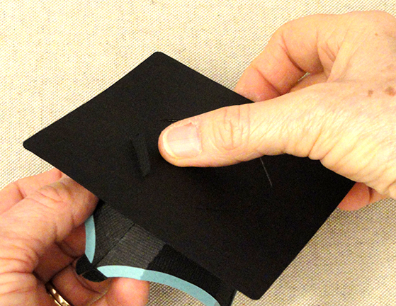 Needles 'n' Knowledge: Grad Cap 3D Easel Card