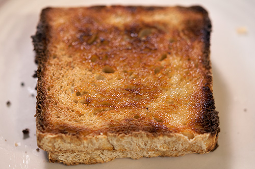 Things wot I Made Then Ate: buttered sourdough toast