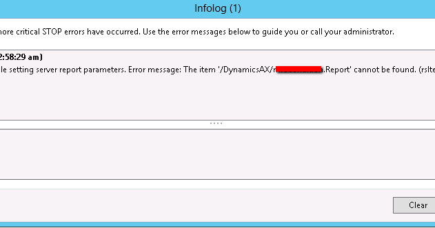 Dynamicsax News Setting Server Report Parameters In Ax 2012