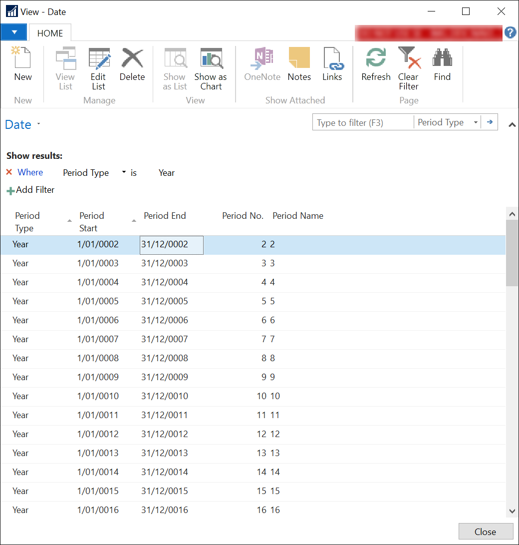 Use of Virtual Table : Date - Microsoft Dynamics NAV - TharangaC