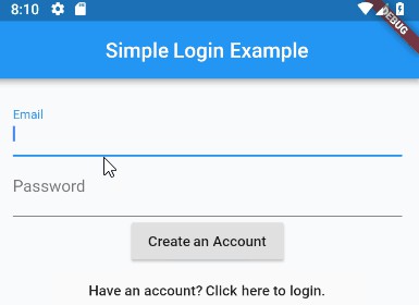 A simple login example using only TextFields and TextEditingControllers - Flutter Tutorial