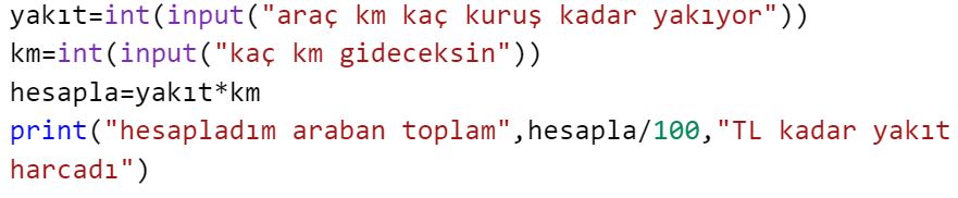 MUSTAGOR : PYTHON ÖRNEKLERİ