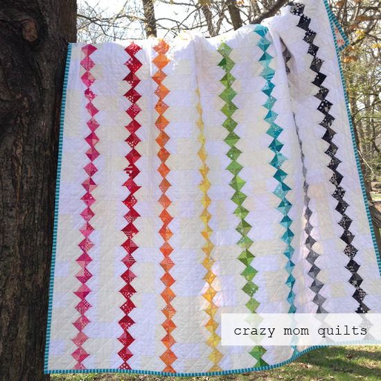 crazy mom quilts: chain of diamonds