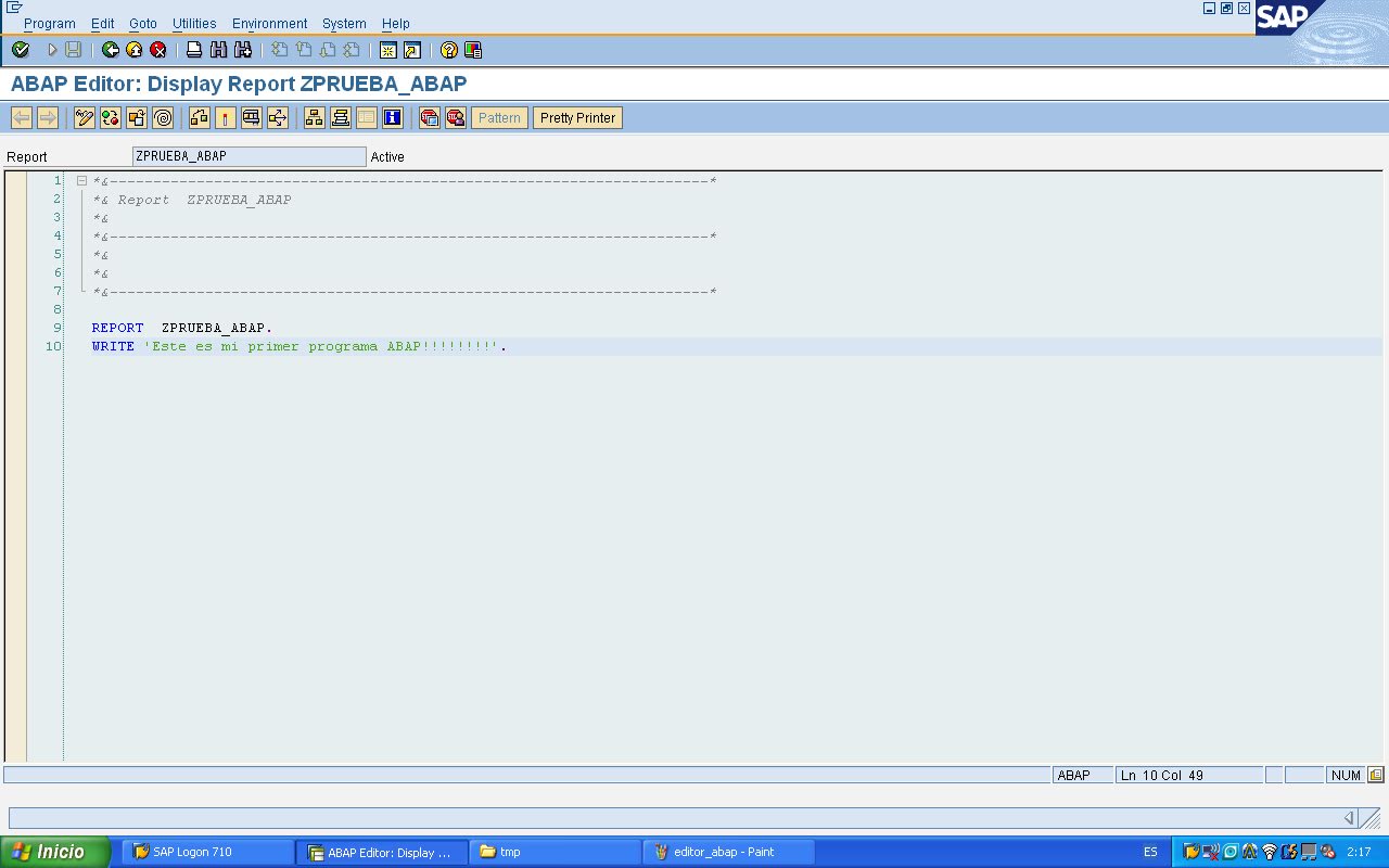 Programacion ABAP SAP