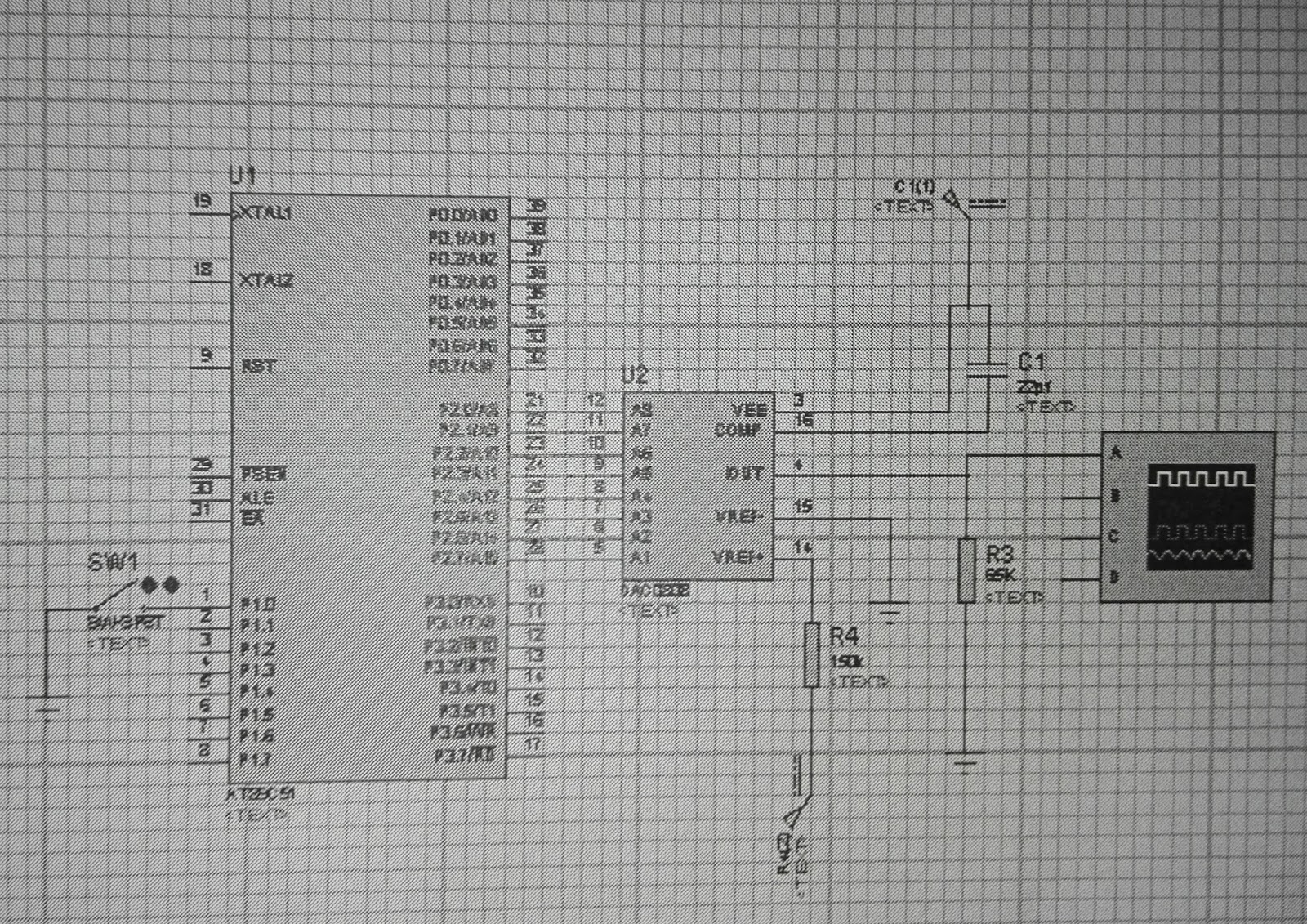 Crazy Factzz Dac Interfacing With 8051 Assembly Program Code Proteus Stimulation At89c51