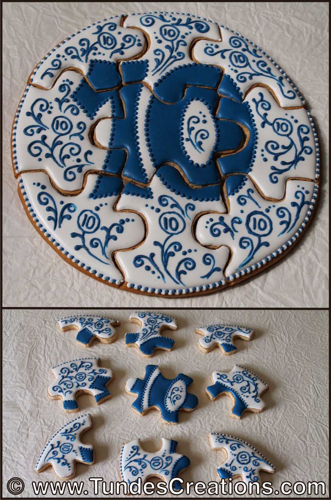 The Gingerbread Artist: Puzzle cookies