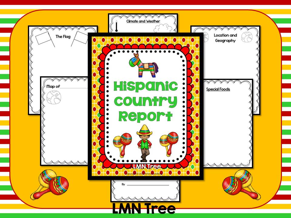 Celebrating Hispanic Heritage Month with a Country Report - Classroom ...