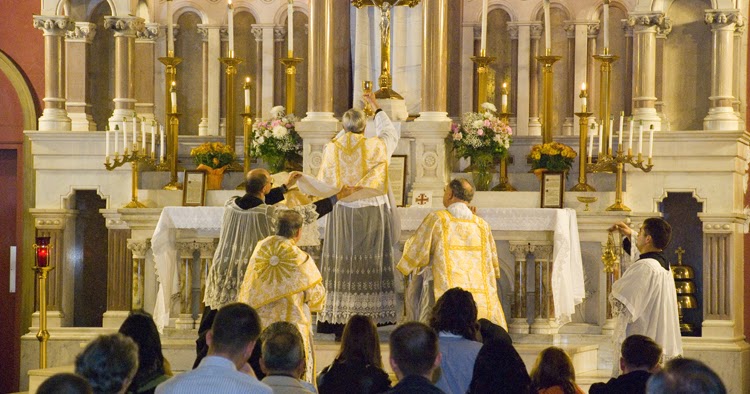 New Liturgical Movement: A Priest's First TLM: The Story is the Same