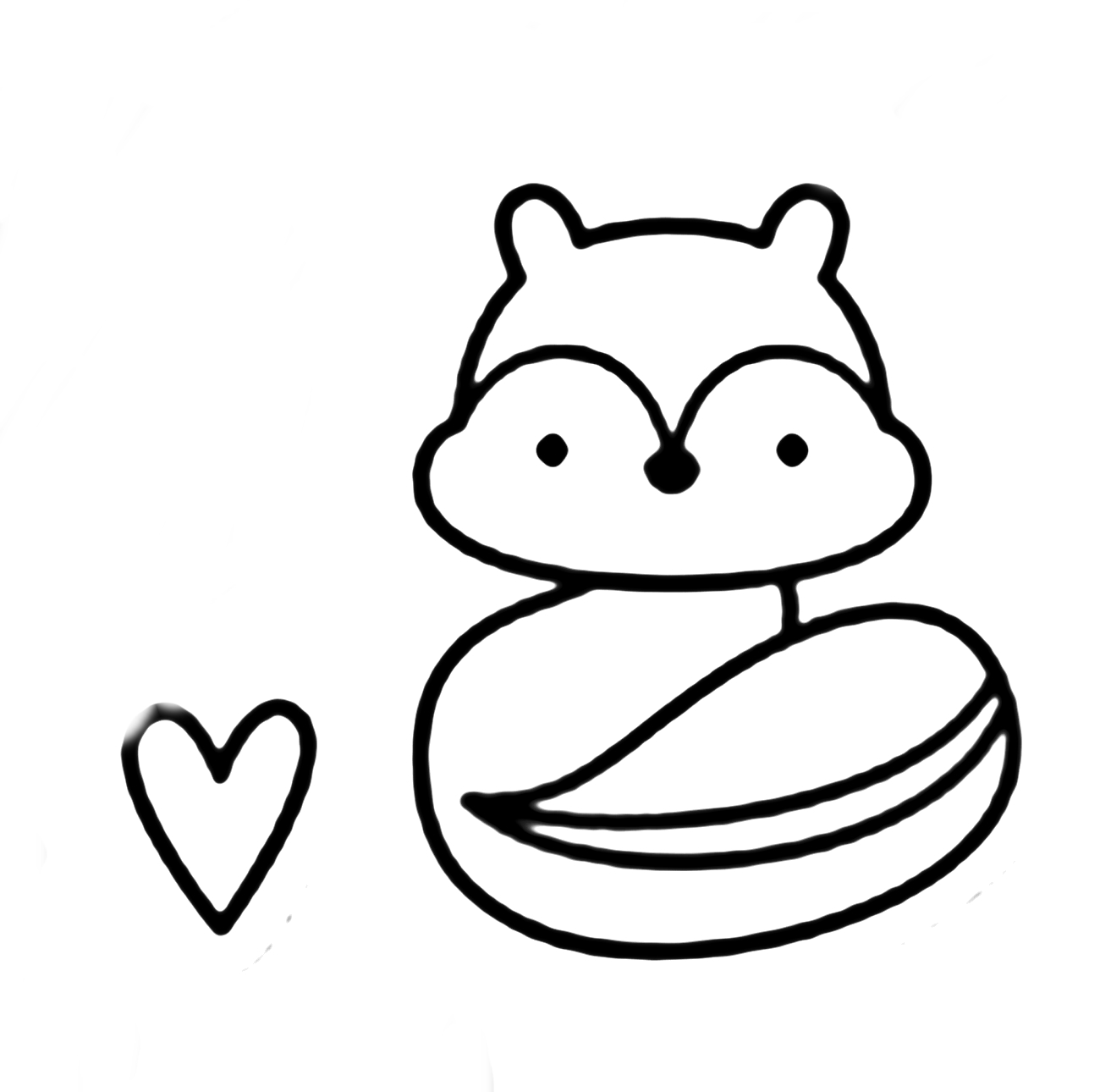 Riscos graciosos (Cute Drawings): Esquilos (Squirrels)