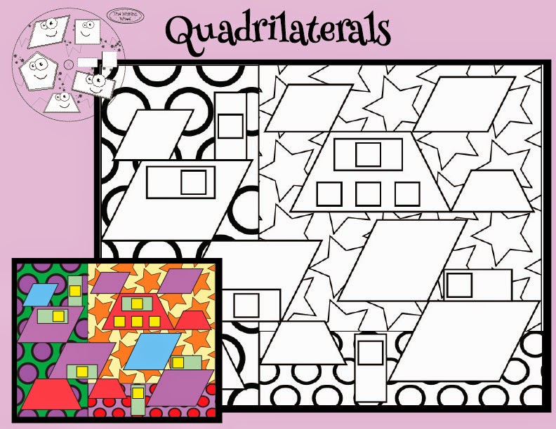 Miss. Karen's Room: Cover Art Quadrilateral Activity