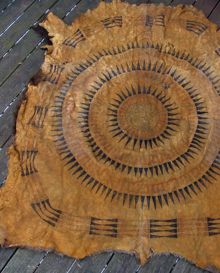 Anonymous Works: Painted Buffalo Hide