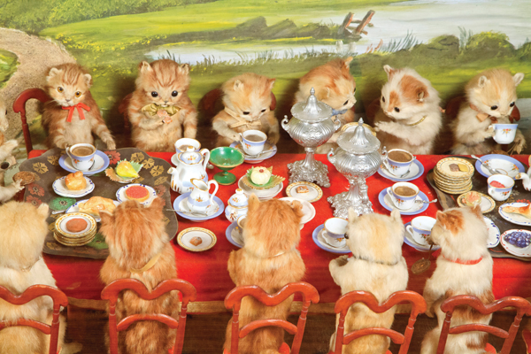 Morbid Anatomy: Seeking Walter Potter's Kitten Tea and Croquet Party!