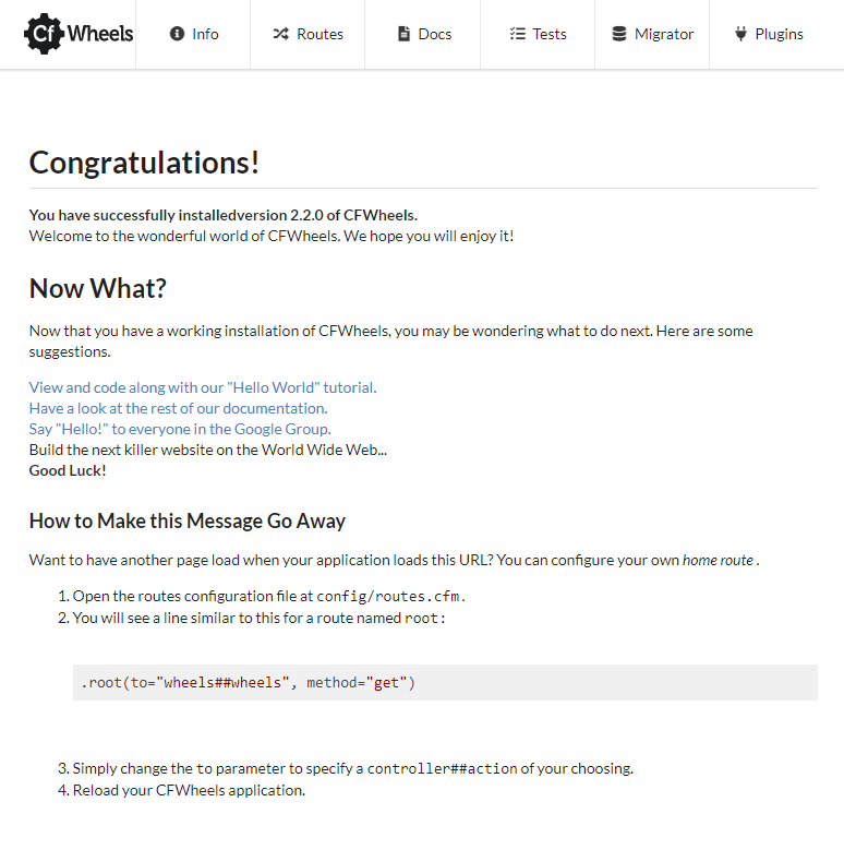 Adam Cameron's Dev Blog: Installing and running CFWheels in my Lucee ...