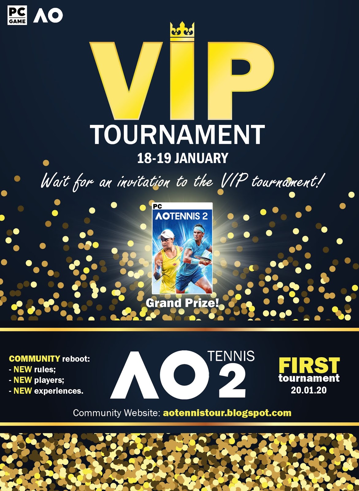 AO Tennis Tour: VIP-tournament!