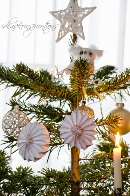 Ideas and Inspirations: Plissee Papieranhänger * plissee paper ornament