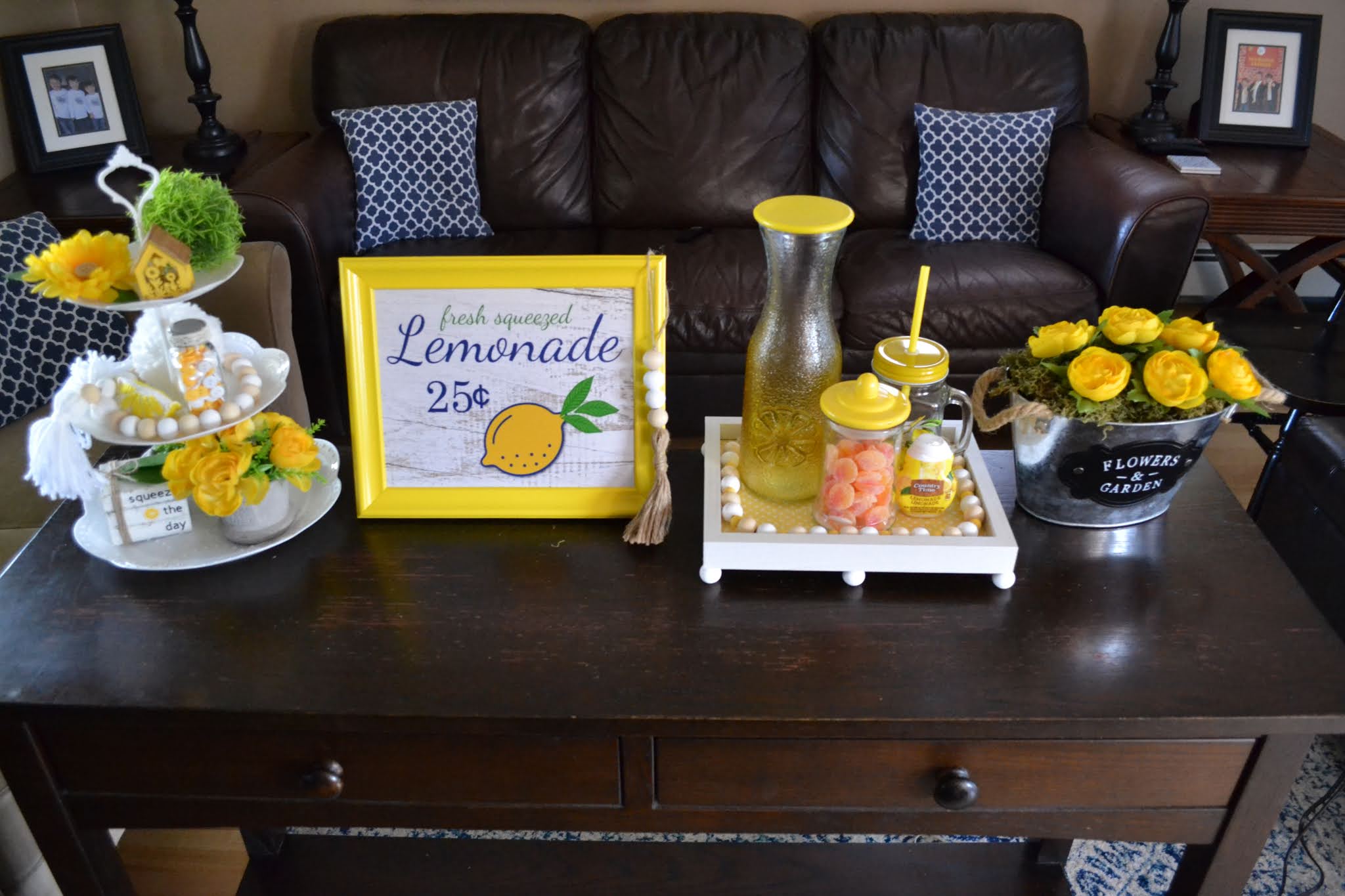 East Coast Mommy: Simple (budget-friendly) YELLOW Summer DIYs
