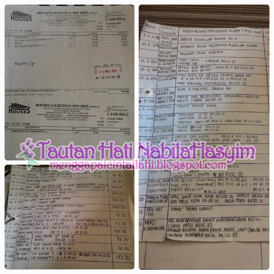 HOME BINDER : Pengurusan resit, bil utiliti, dan dokumen penting lain ...