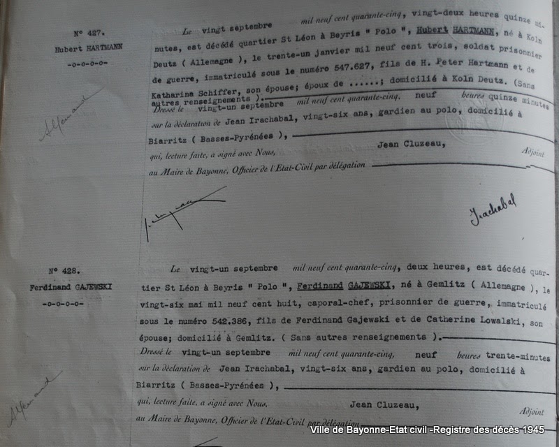 Retours vers les Basses-Pyrénées: Prisonniers de guerre allemands et ...