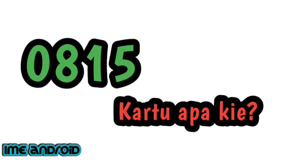 0815 kartu apa