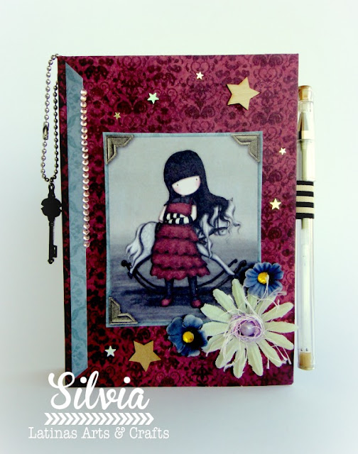 Silvia Scrap: Tutorial 65 en Latinas Arts & Crafts. Porta libreta