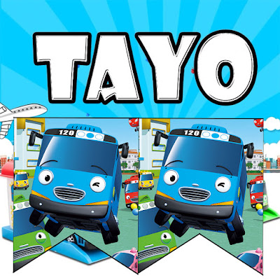 Daisy Celebrates: Tayo Birthday Party Printable Files