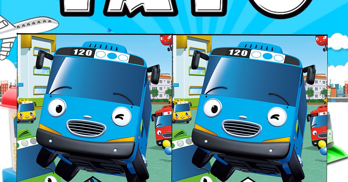 Daisy Celebrates: Tayo Birthday Party Printable Files