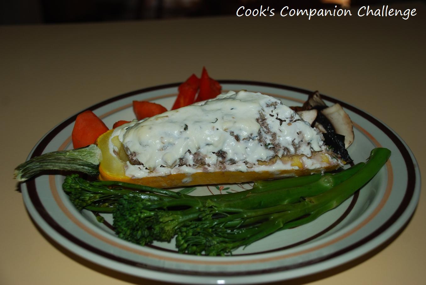 The Cook's Companion Challenge: 222/984 - Stuffed bush marrow with ...