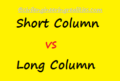 Short column vs Long column