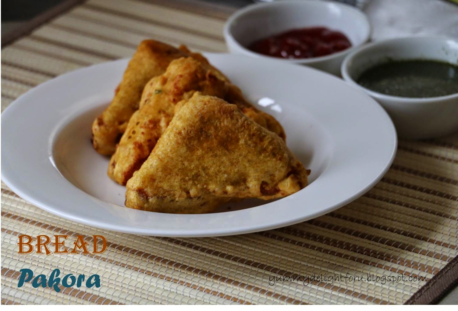 yummy delight for u: Bread Pakora Recipe, How to make Bread Pakora with ...