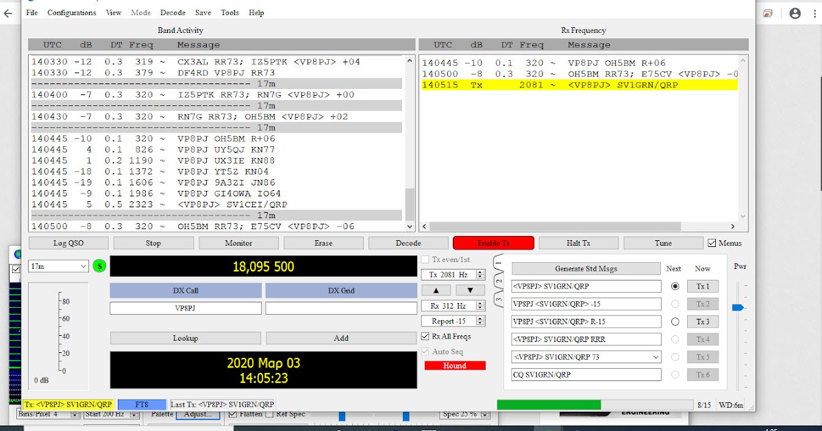SV1GRN: VP8PJ +1 ημέρα