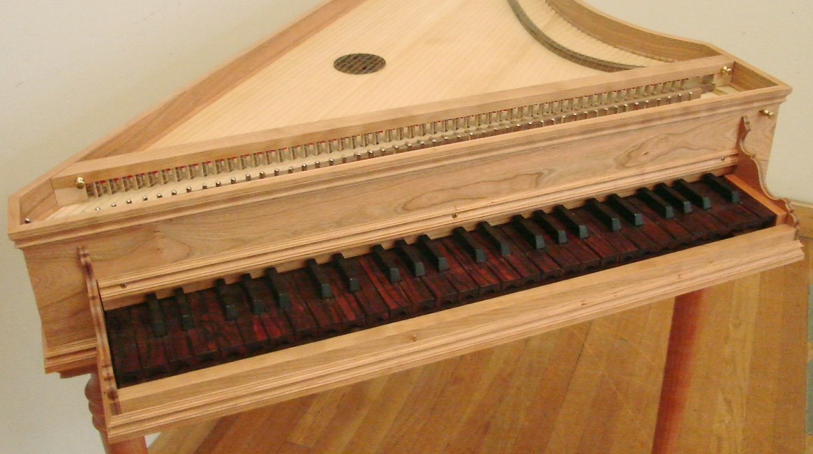 Alejandro Vélez: Teclados de Clavecines. (Madera ébano con maple ...