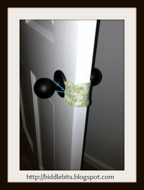Biddle Bits: Door silencer for baby's nursery