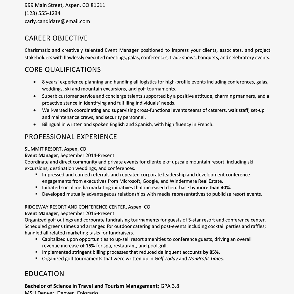 Name Your Resume Examples ~ Resume Letter