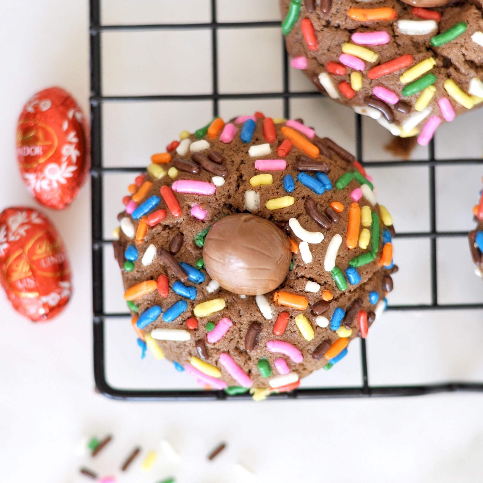 Cooking with Manuela: Chocolate Thumbprint Cookies