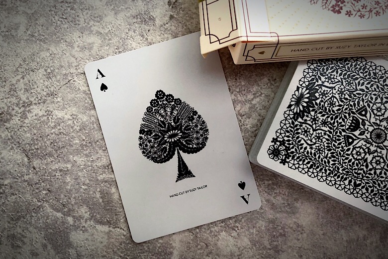First Look: Papercuts Playing Cards by Suzy Taylor, Produced by Art of Play