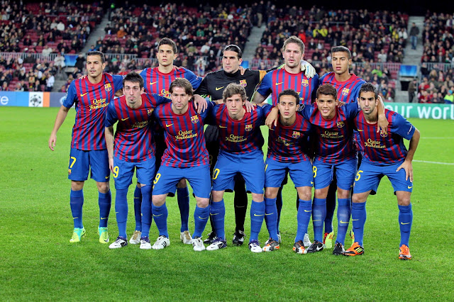 BARCELONA contra Bate Borisov 06/12/2011 Liga de Campeones