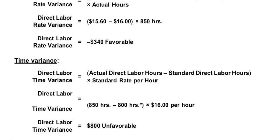Accounting Q and A: EX 23-9 direct labor variances