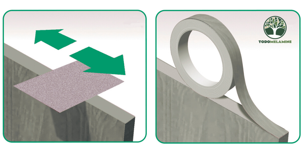 Todo Melamine: Cómo pegar tapacanto en melamina