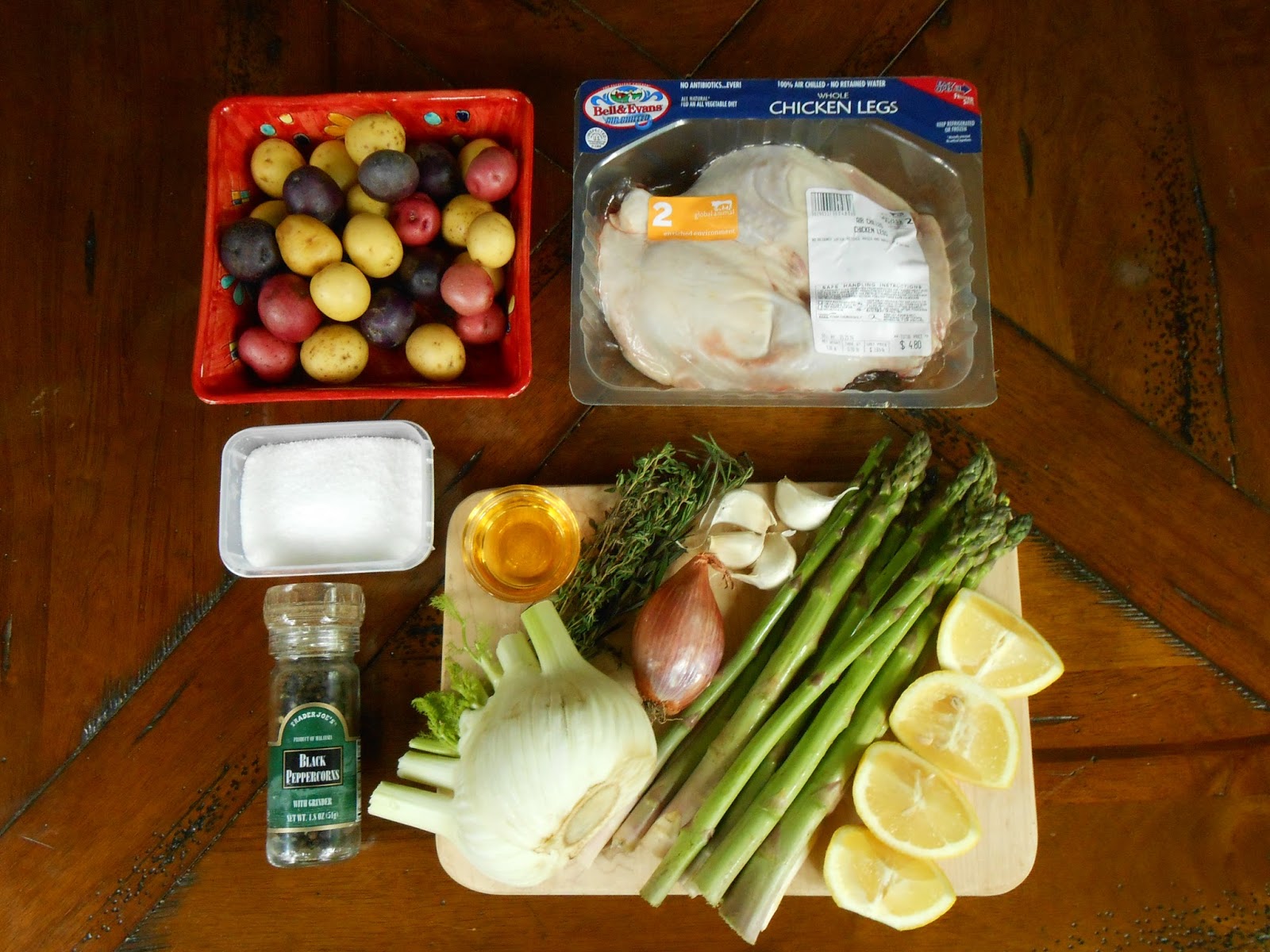 Bake and Baste: Skillet Chicken with Spring Vegetables