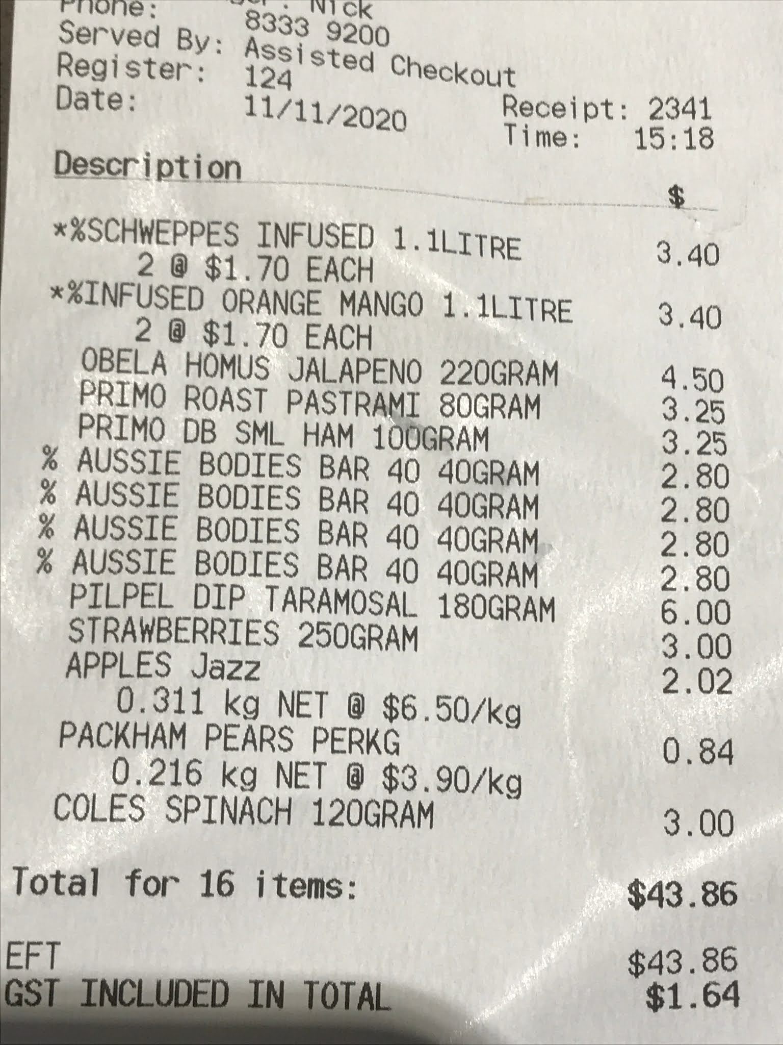 Happy Antipodean: Grocery shopping list for November 2020