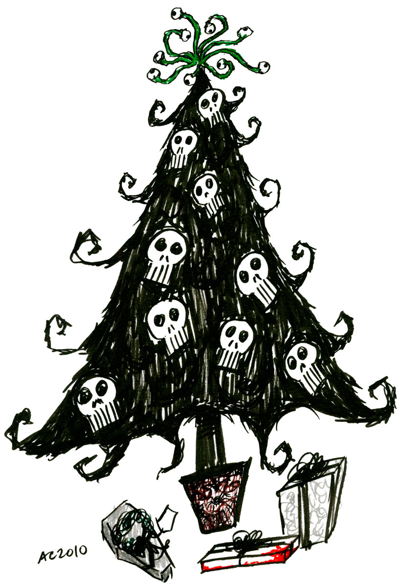 Something wicKED this way comes....: Tuesday's Terror Trees (Creepmas ...