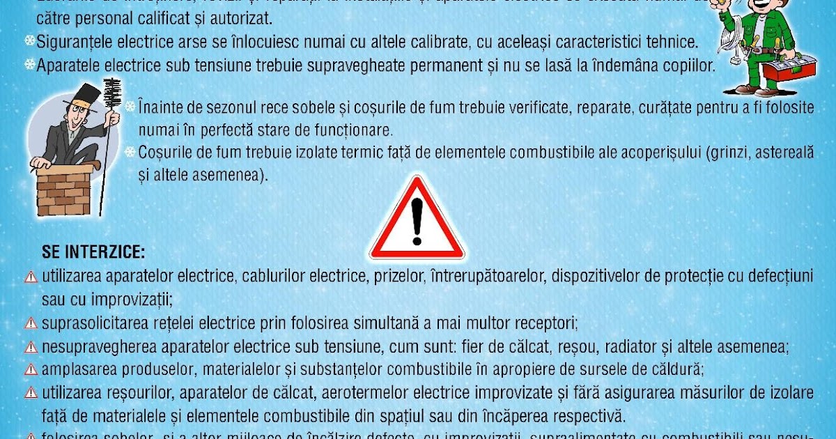 Mihai Mereuță: Sfaturi sezonul rece - IGSU