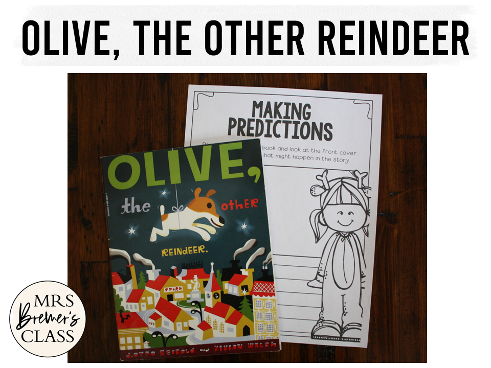 Olive the Other Reindeer | Book Study Activities and a Craftivity | Mrs ...