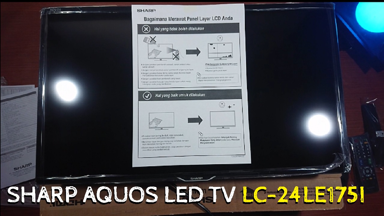 Review dan Unboxing TV Sharp Aquos LED TV 24 Inchi - LC-24LE175I