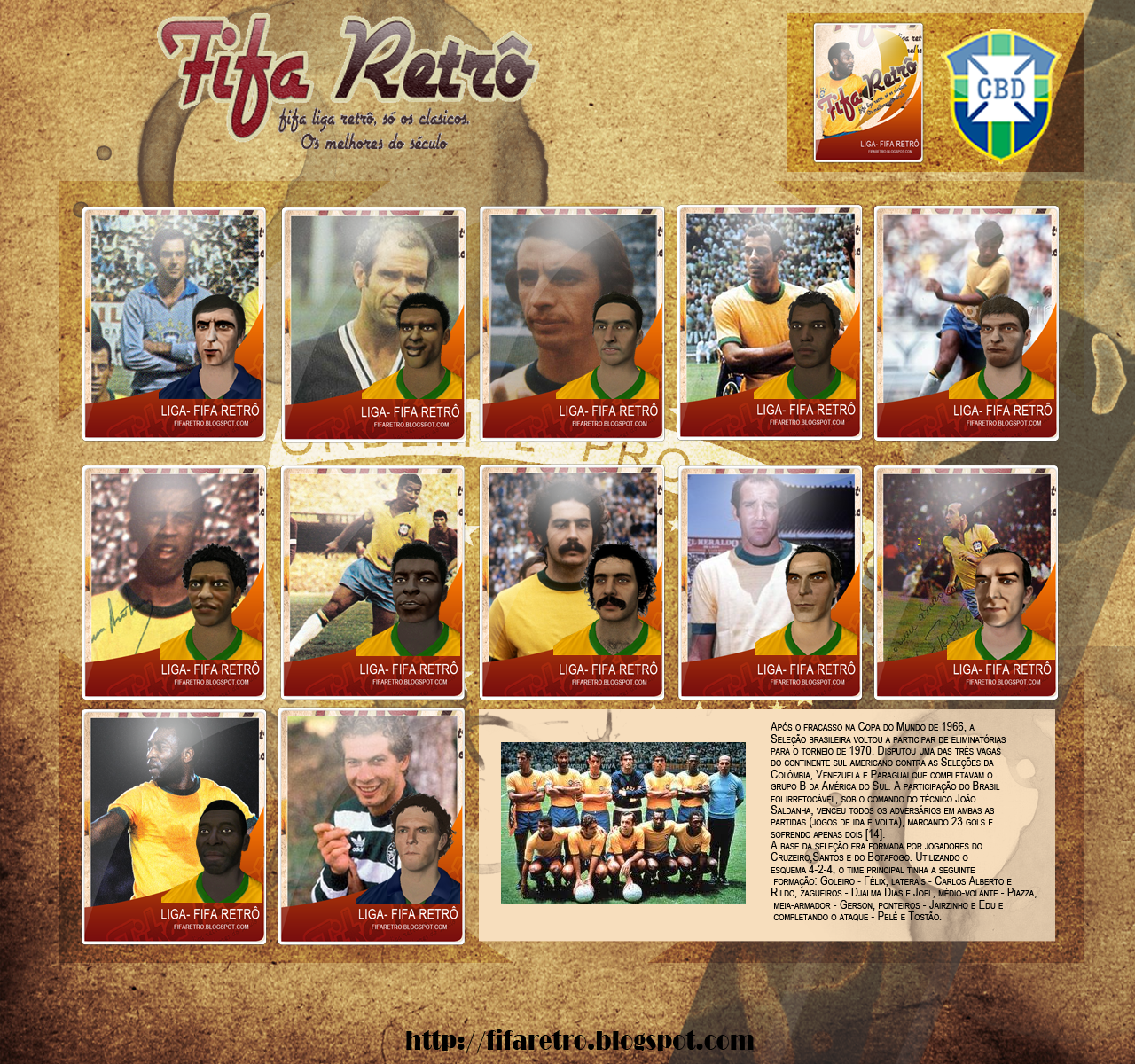 FIFA Retrô, Os melhores do século no seu FIFA!: 07/01/2011 - 08/01/2011