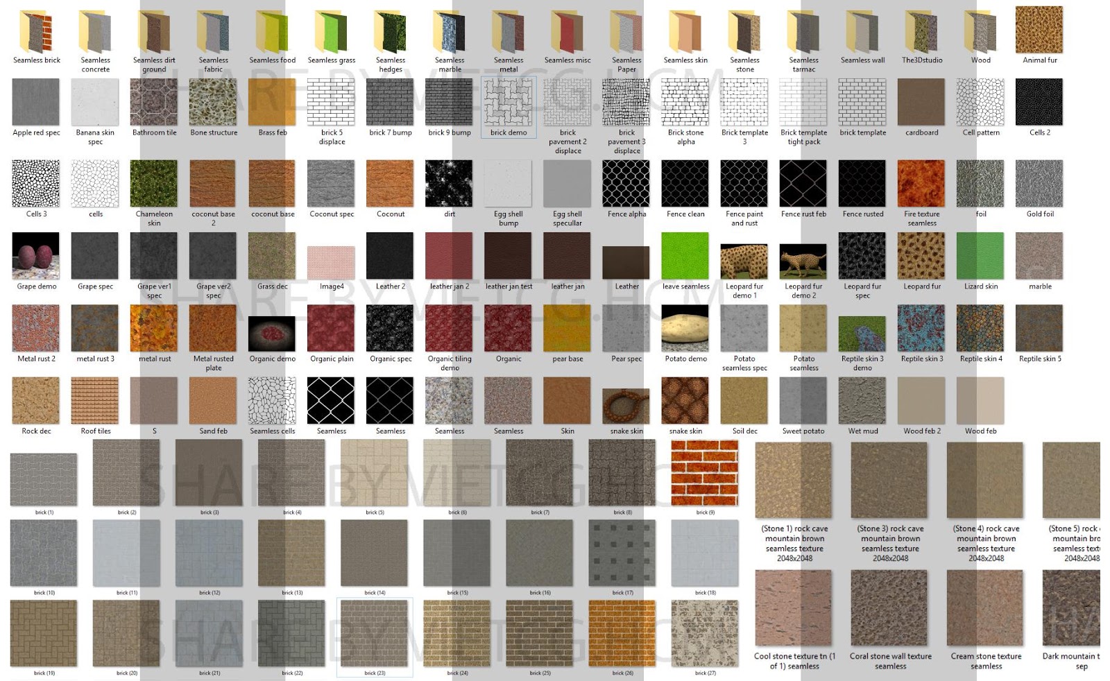 Textures Library Seamless HQ Collection Free Download
