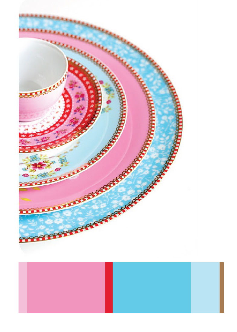 MargotMadison: Color Inspiration: Blue and Pink from Pip Studios