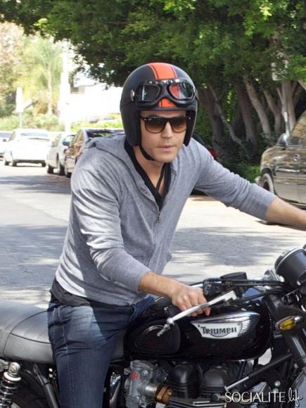 The Vampire Diaries Forever: Paul Wesley Takes His Motorcycle For A ...